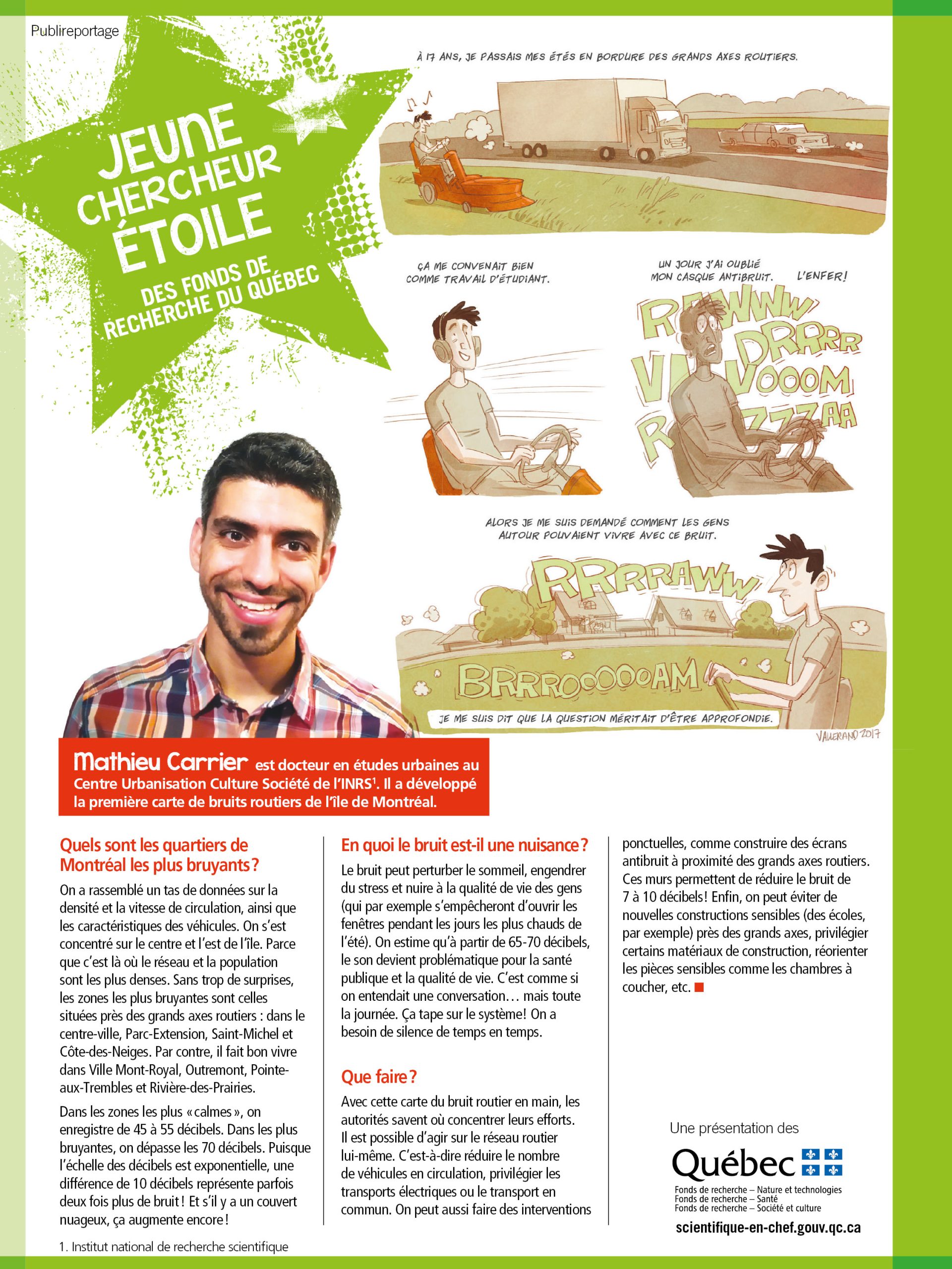 Mathieu Carrier en vedette dans CURIUM - Fonds de recherche du Québec - FRQ