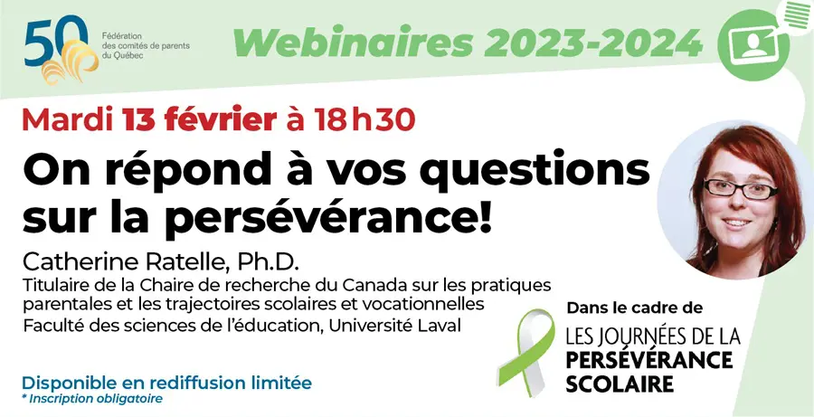 On répond à vos questions sur la persévérance! - Fonds de recherche du ...