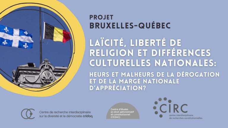 Laïcité, liberté de religion et différences culturelles nationales ...