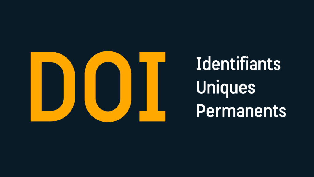 Identifiants uniques et permanents (DOI) - Fonds de recherche du Québec ...