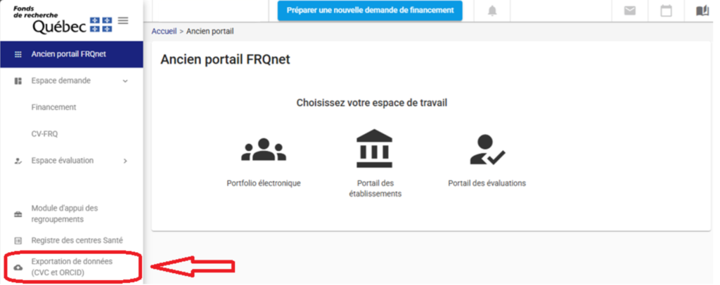 CV-FRQ - Fonds de recherche du Québec - FRQ